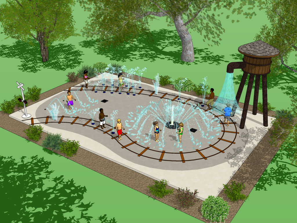 Railroad Splash Pad - SEASPRAY, LLC